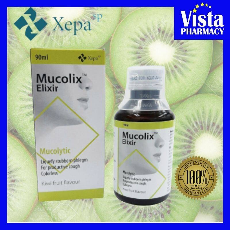 [EXP: 04/2022] Mucolix Elixir 90ml (Cold & Cough Relief) | Lazada