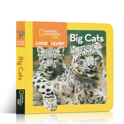 milumilu National Geographic Kids Look and Learn: Big Cats Aklat ...