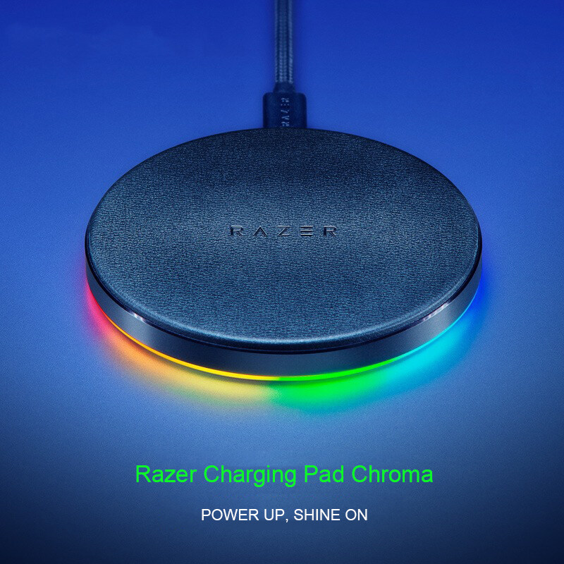 Original Razer Charging Pad Chroma 10W Fast Wireless Charger with Razer ...