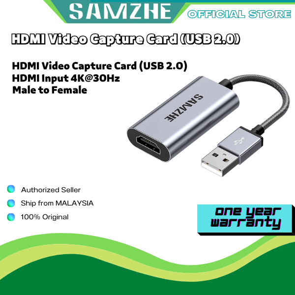 SAMZHE HDMI Video Capture Card Video Recording Card Wonderful 4K HDMI ...