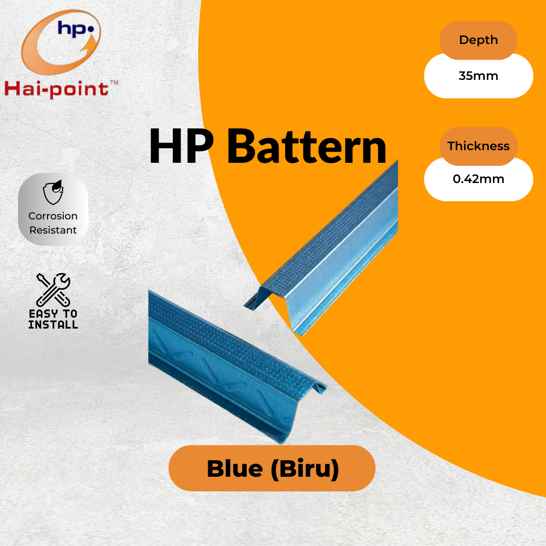 Hai Point HP Batten Blue Aluzinc Roof Batten, Metal Roofing, Truss ...