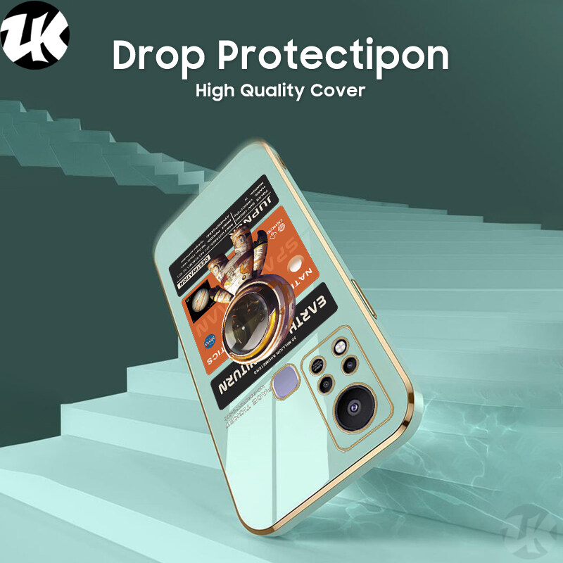 Electroplated เคสโทรศัพท์ Infinix Hot 11s 11 NFC X662 X6812 Astronot ...