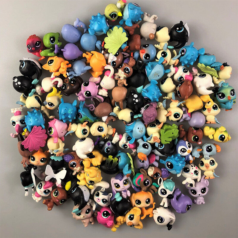 Fastshipment 12pcs Littlest Pet Shop LPS Mini Figure Kids Girl Toy ...