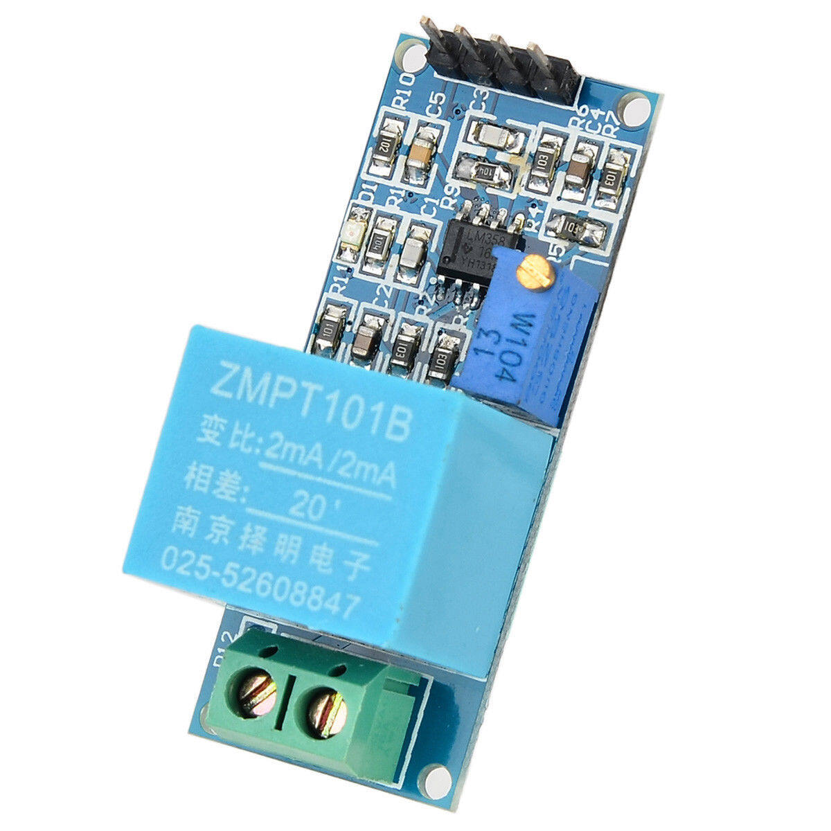 Single phase AC Active Output Voltage Transformer Sensor Module 2mA For ...