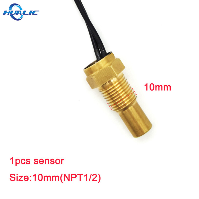 12V/24V Car Truck Digital Water Temperature Sensor 50K Head Plug 10/14 ...