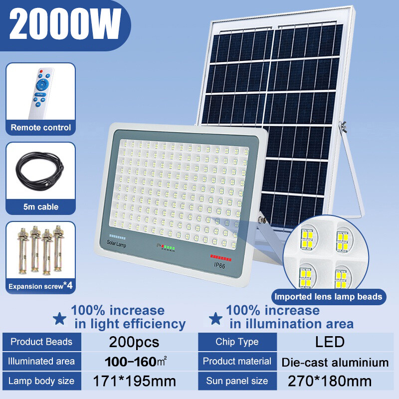 Solar LED Light Outdoor Solar Spotlights Waterproof Outdoor Indoor ...