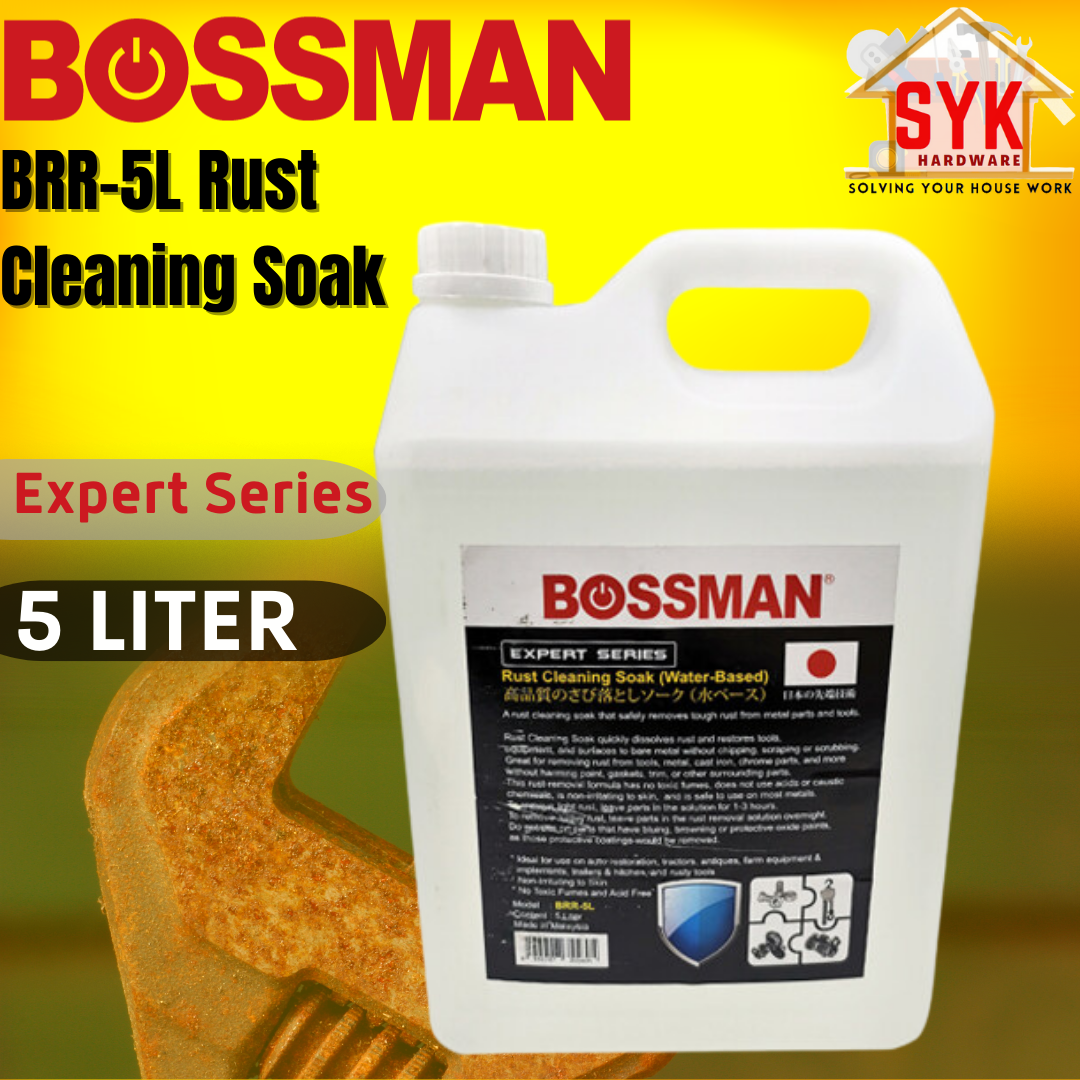 SYK BOSSMAN BRR-5L Rust Cleaning Soak Rust Remover Solution (Water ...