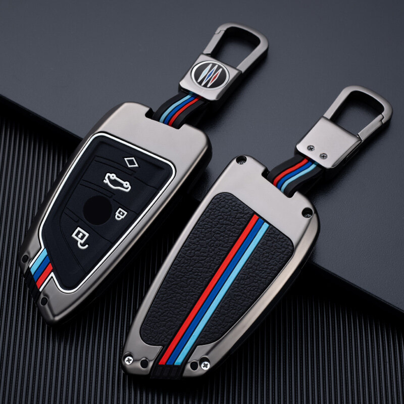 Car Key Case for BMW 2 3 5 7 Series 6GT X1 X3 X5 X6 F45 F46 G20 G30 G32 ...