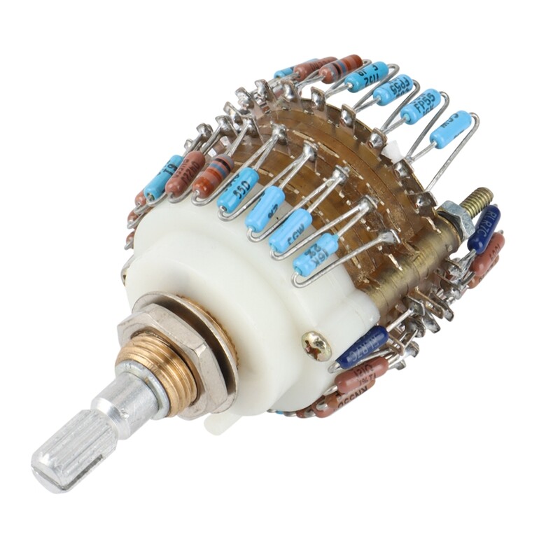 2 Channels Volume Potentiometer 23 Step Attenuator for Amplifier Dale ...