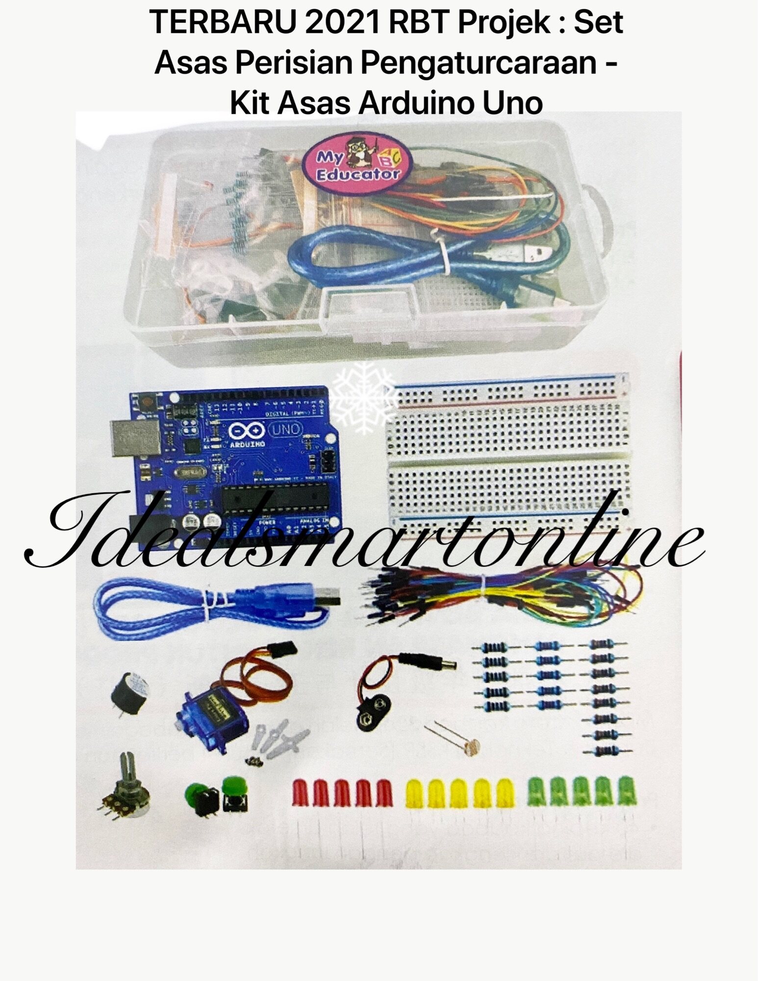 Projek RBT 2021 Set Perisian Pengaturcaraan Arduino Uno Starter Kit ...