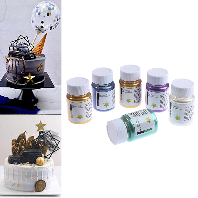 15g Edible Cake Gold Powder Mousse Fondant Macaron Chocolate Glitter ...