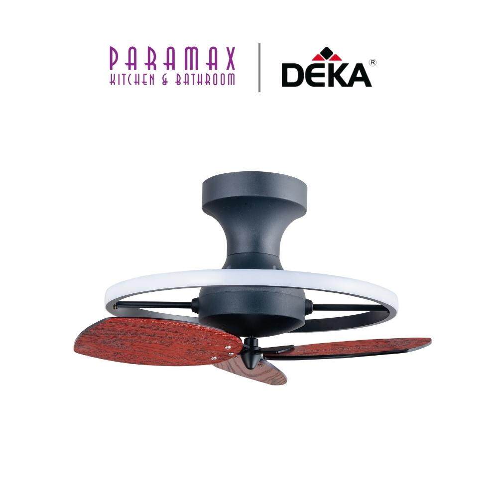 Deka Concept Micro 20” 3 Blades DC Motor Ceiling Fan with LED Light ...