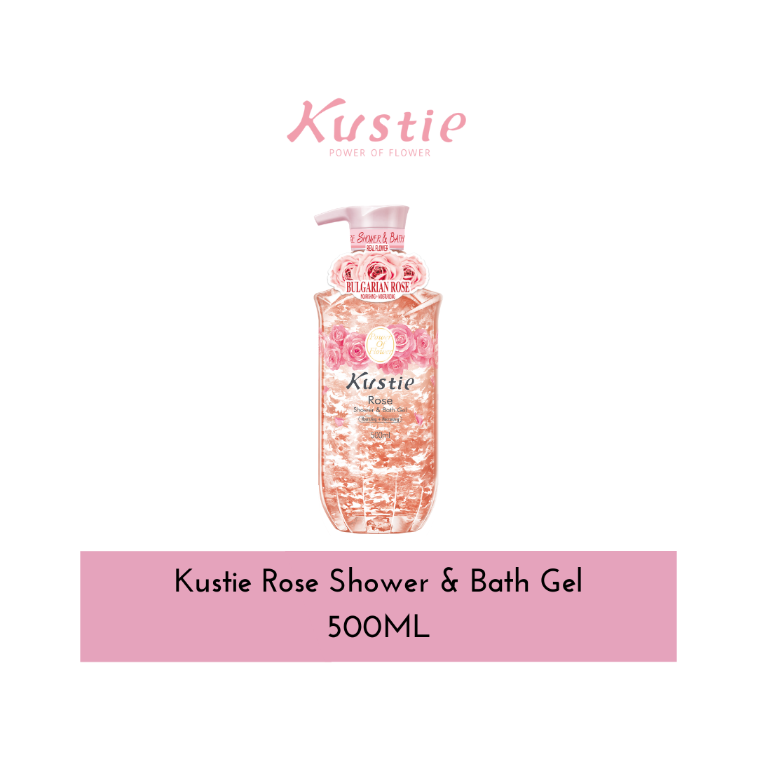 500ml Kustie Rose Shower & Bath Gel (Pump) | Lazada