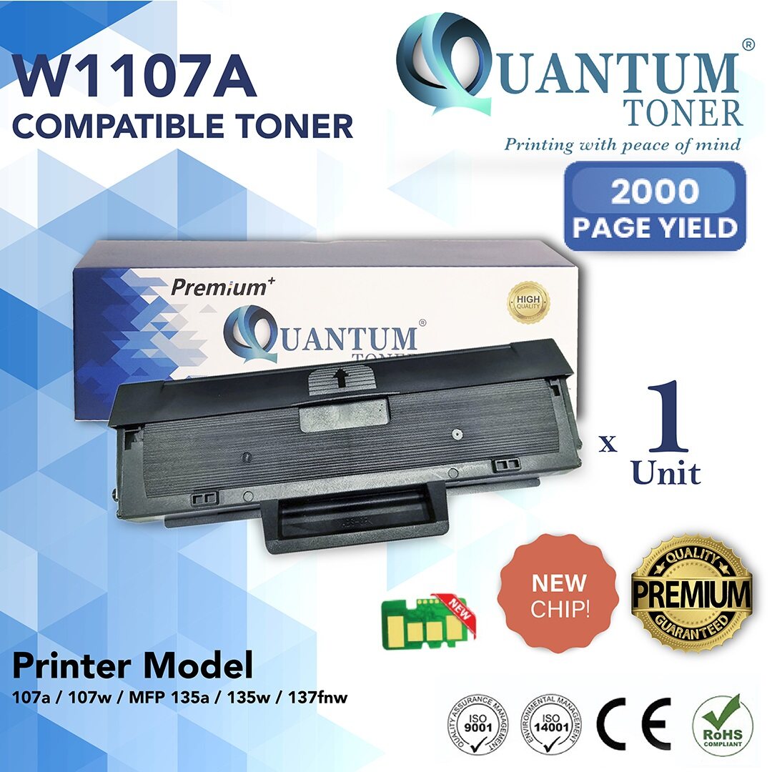 Compatible 107A W1107A 107X W1107X Laser Toner Cartridge for HP 107A ...