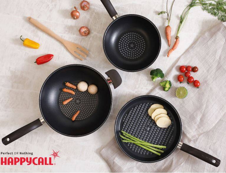 Happycall Diamond Coating Wok Pan (Pearl Chocolate) - Gear Factory ...