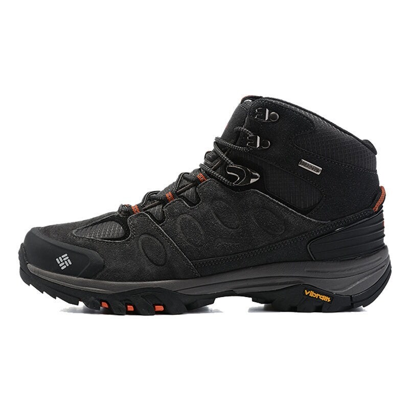 ♂☃Columbia รองเท้าผู้ชายสูง Qiu Dong สำหรับกลางแจ้งกันน้ำ Antiskid สวม ...