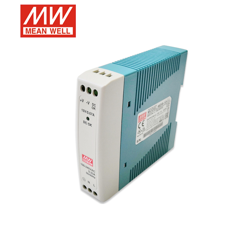 MEAN WELL MDR-10 Series MDR-10-5 MDR-10-12 MDR-10-15 MDR-10-24 10W ...