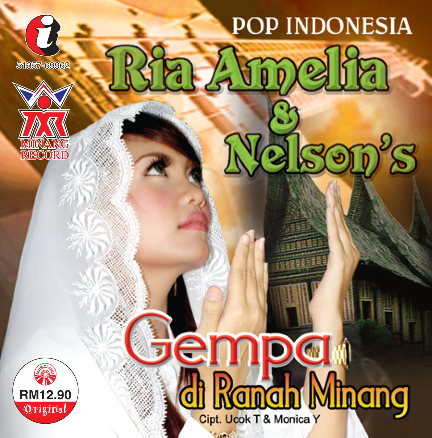 51357-69962 RIA AMELIA & NELSON'S - POP INDONESIA (CD) | Lazada