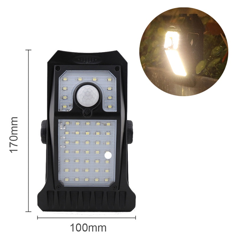 [Ready Stock] Portable Solar Light Outdoor Garden Clip Motion Sensor ...