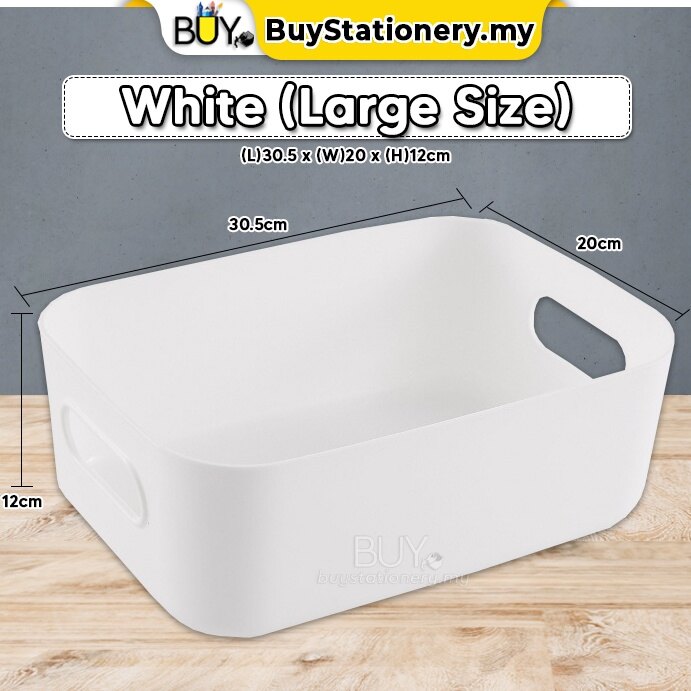 Korean Style Multipurpose Makeup Organizer Box Muji Plastic Storage ...