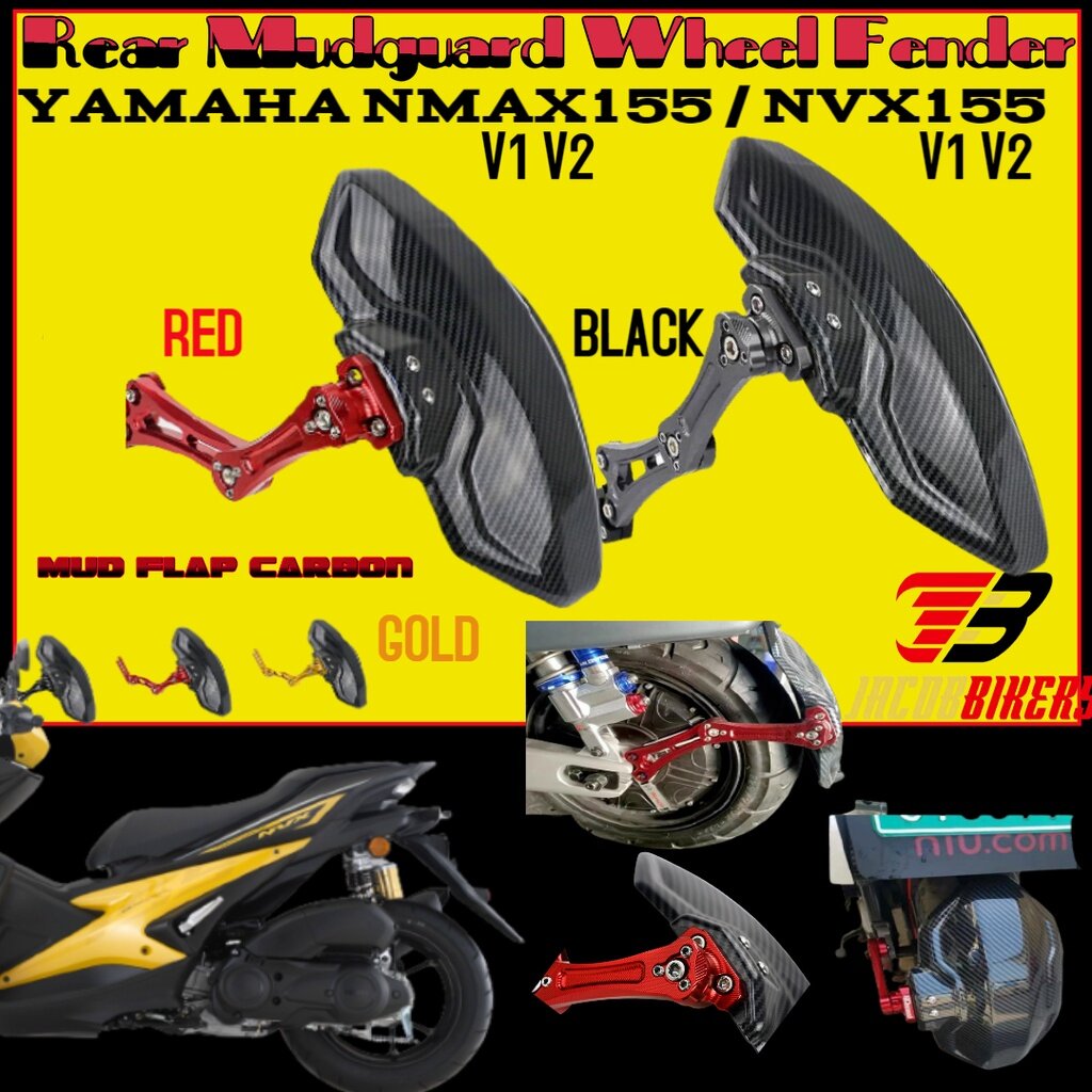 YAMAHA NMAX155 V1 V2 NVX155 V1 V2 Rear Mudguard Wheel Fender Mud Flap ...