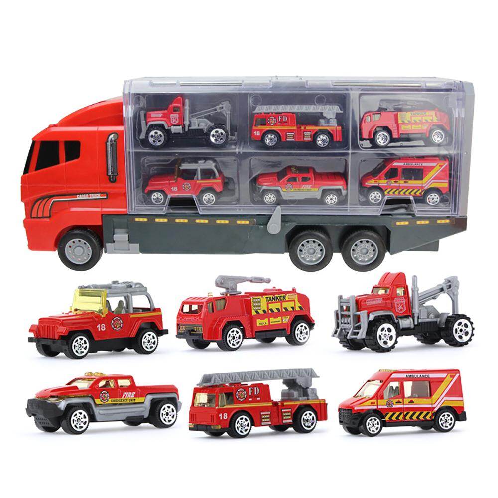 Transport Carrier Truck Toys Vehicles Toy Car Set Durable Simulation ...