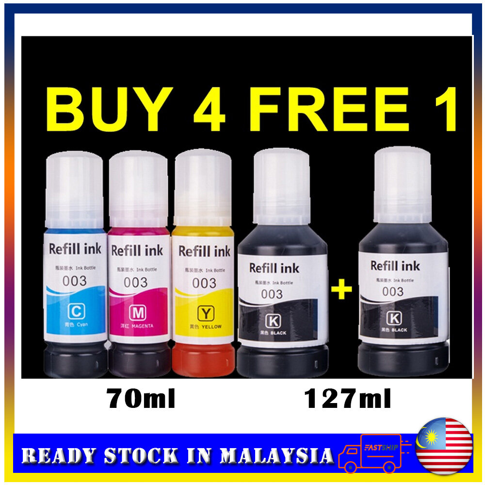 Epson 003 Refill Ink Compatible For EPSON L3110 /L3210 /L3156 /L3250 ...