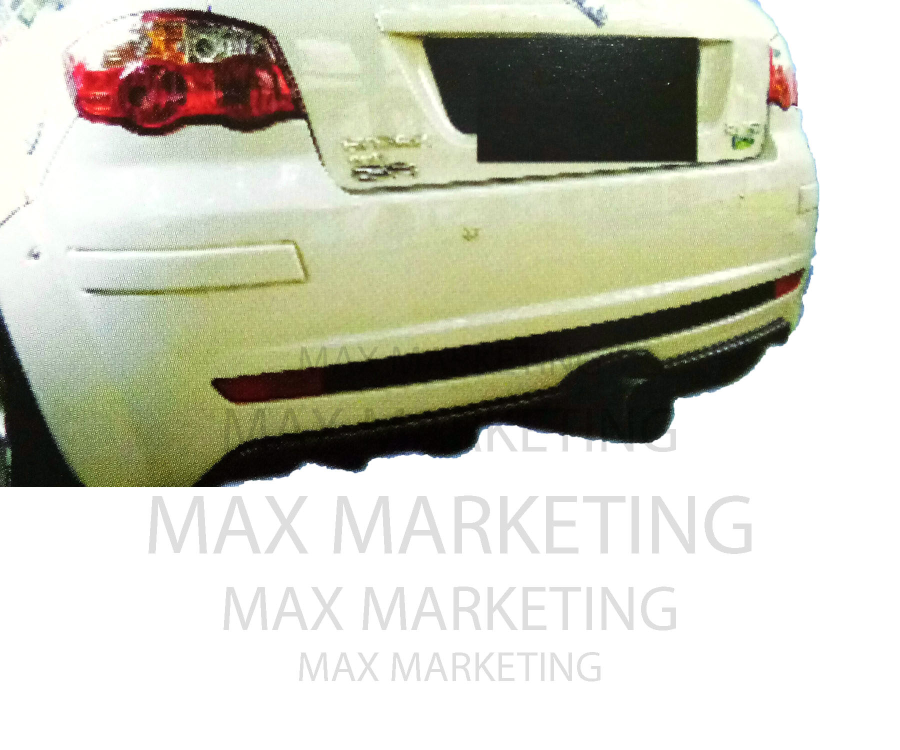 B1437 PROTON SATRIA NEO CPS REAR BUMPER OE FIBERGLASS SKIRT LIP BODYKIT ...