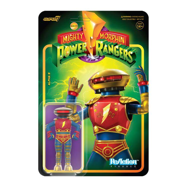 Super 7 Power Rangers Reaction Alpha 5 | Lazada