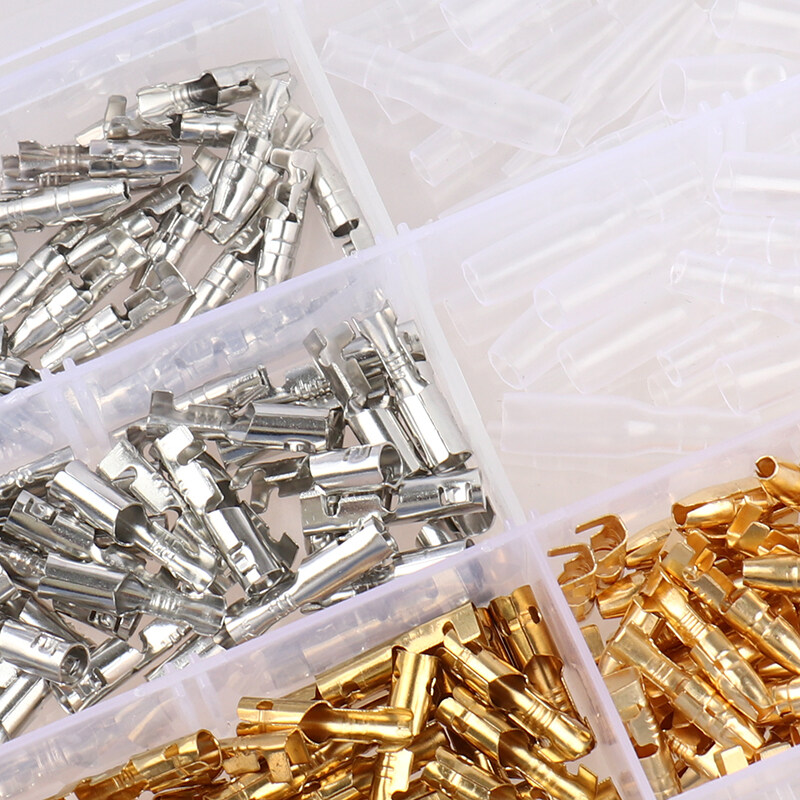 320Pcs 4mm Car Auto Motorcycle Bullet Terminal Male Female Wire Bullet ...