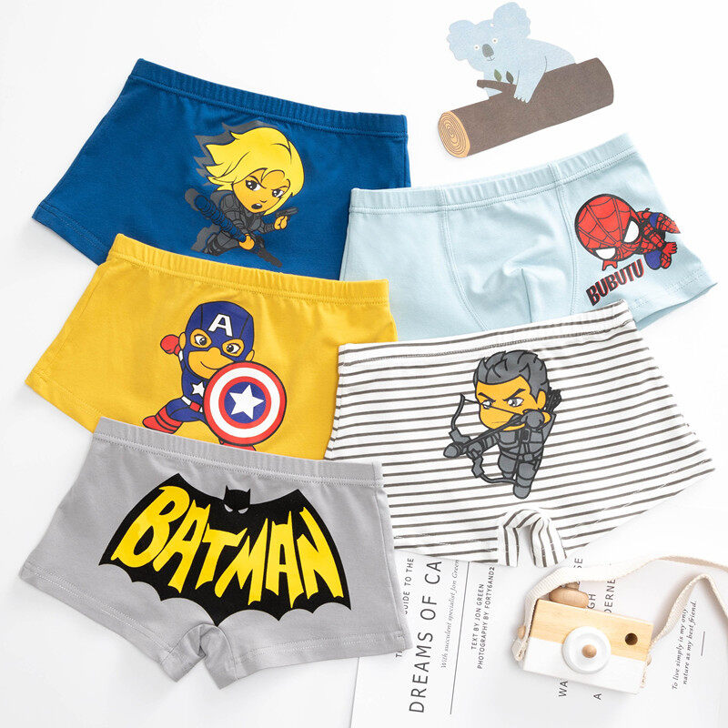 ES Childrens Underwear Boys Boxer Cotton Comfortable Breathable ...