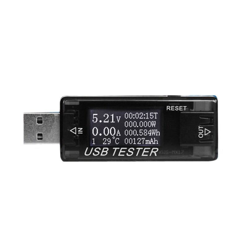 USB C Tester,2 in 1 Type C USB Tester Color Screen IPS Digital ...
