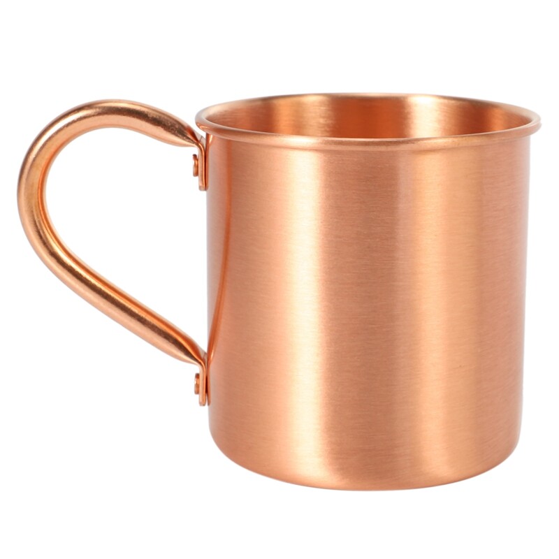 Pure Copper Moscow Mule Mug Solid Smooth Without Inside Liner For ...