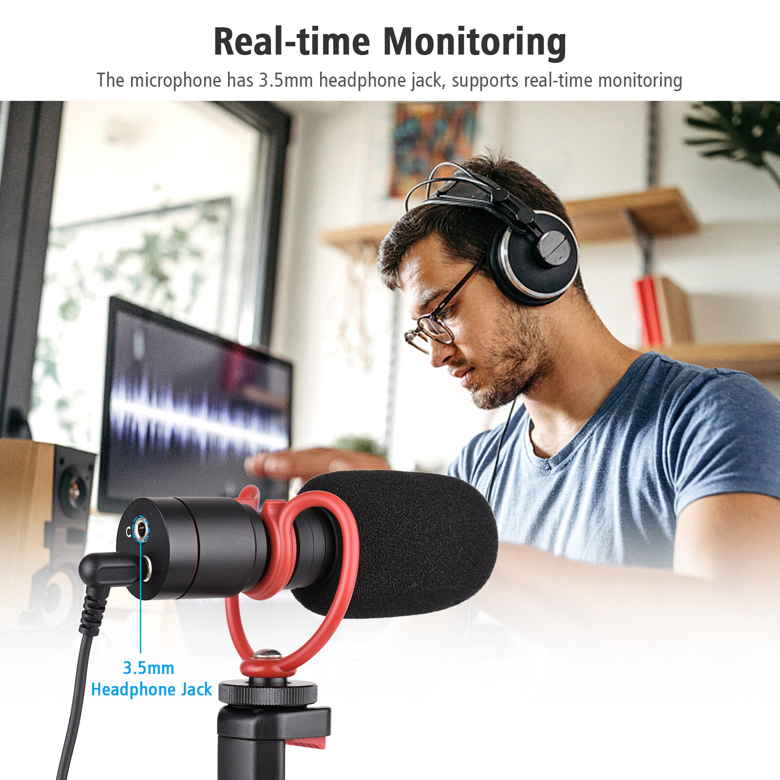 Andoer Portable Smartphone Video Kit Phone Vlog Kit Including Desktop ...