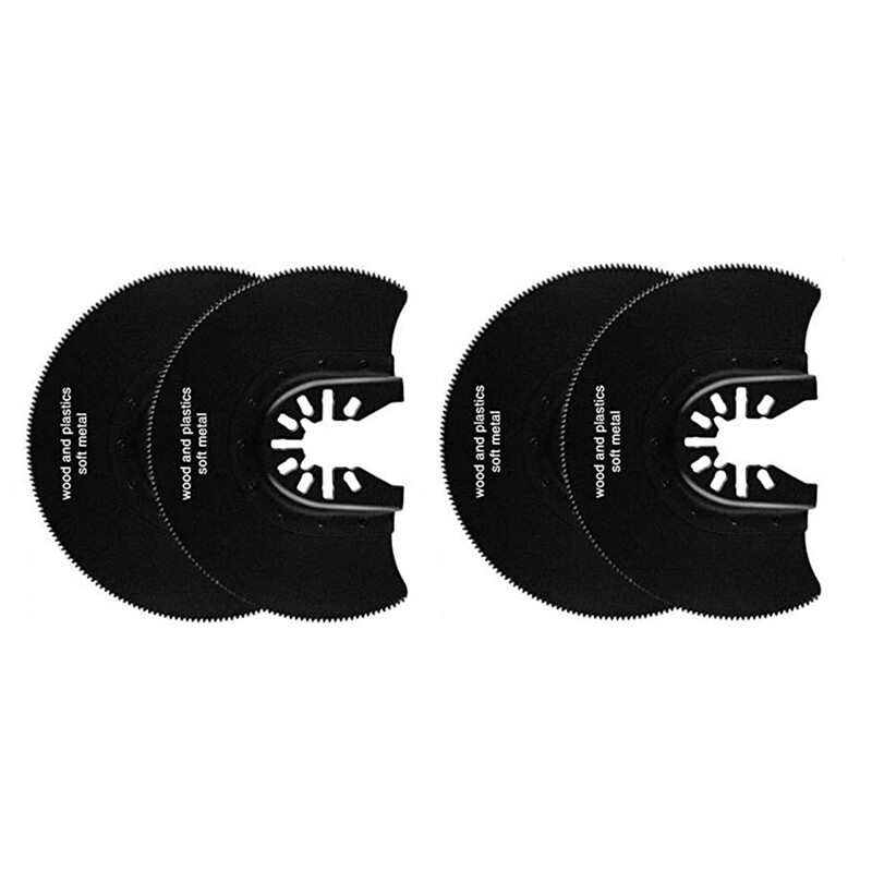 5Pcs Oscillating Multi Tool Semi Circular HCS Segment Saw Blade for ...
