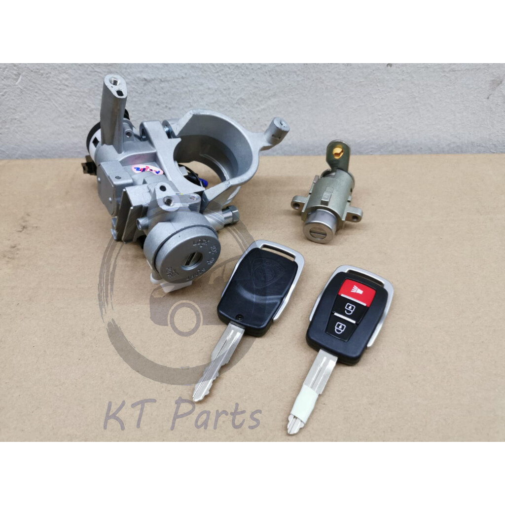 PROTON EXORA DOOR KEY LOCK SET / IGNITION STARTER KEY SWITCH WITH 2 KEY ...