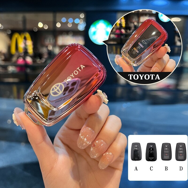 TOYOTA car smart key case for camry corolla cross altis chr prius rav4 ...