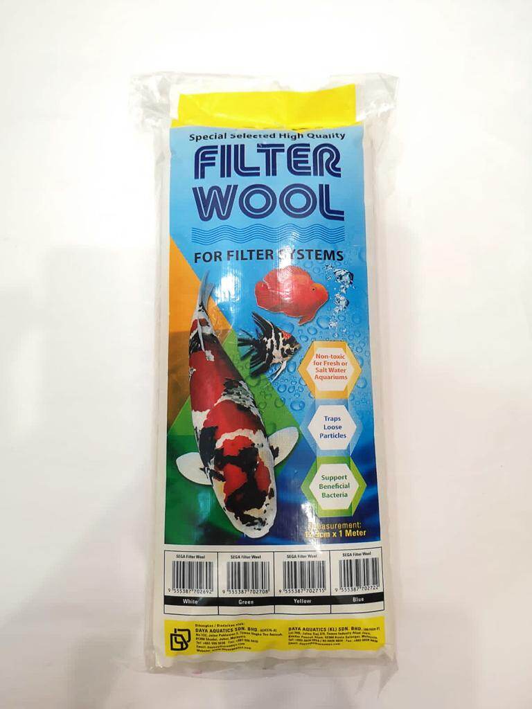 SEGA Filter Wool Cotton Sponge Aquarium | Lazada
