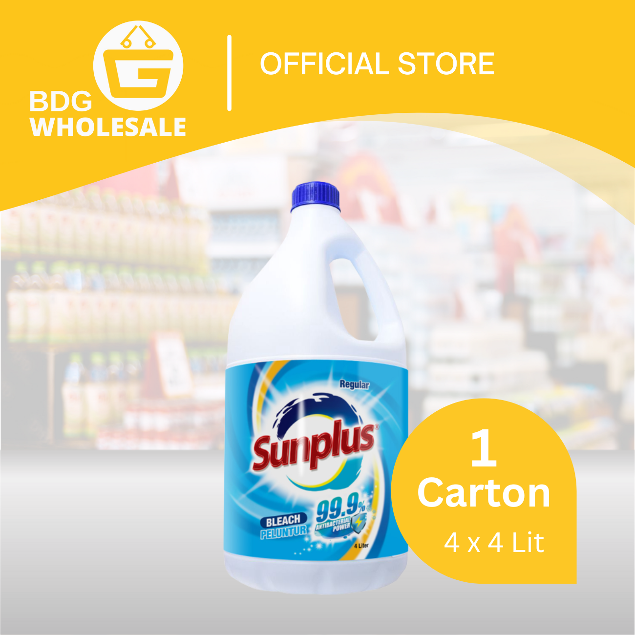 Sunplus Bleach -(R) 4 x 4 Lit | Lazada