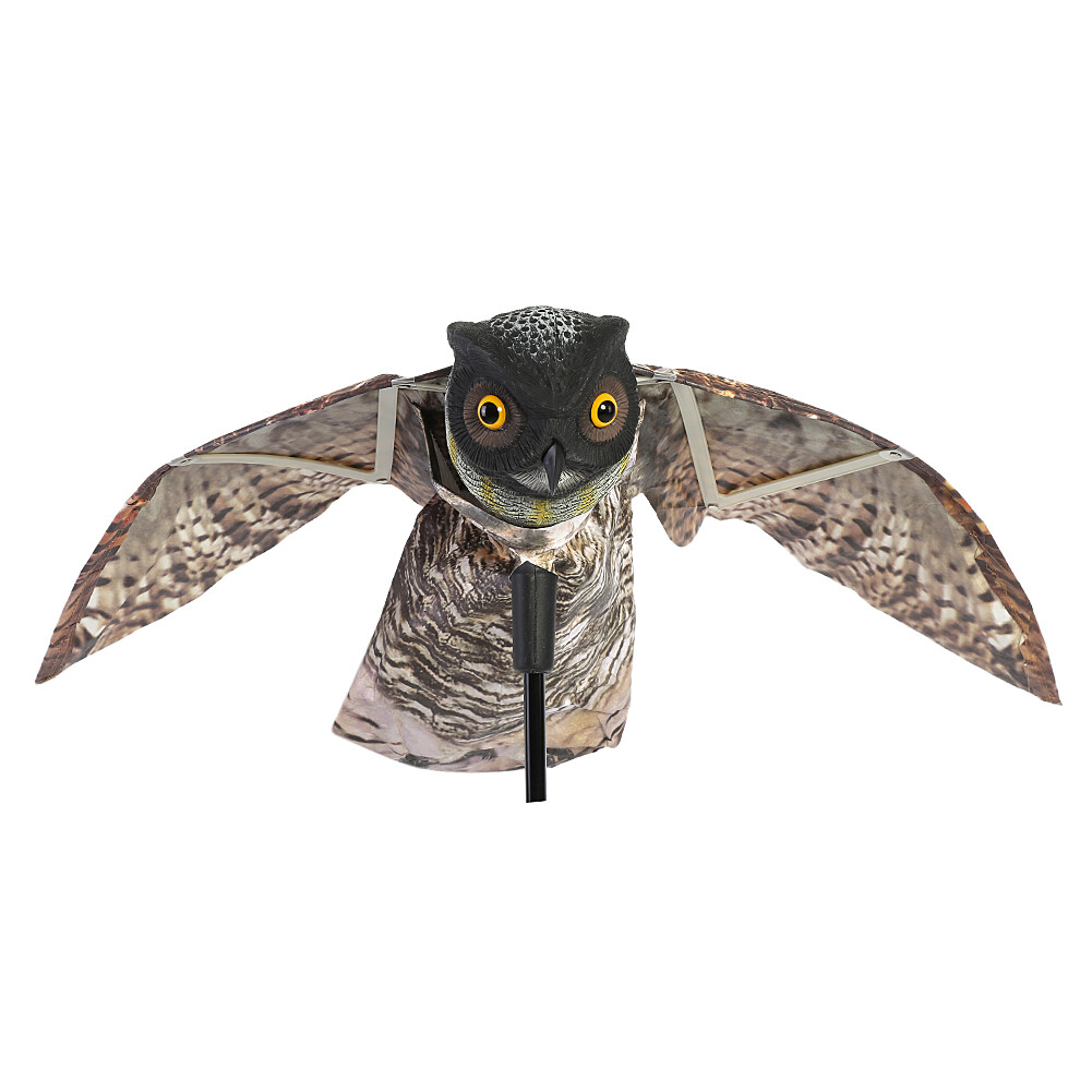ปลอม Prowler นกฮูก Bird Scarer ย้าย Wing Garden หุ่นไล่กา Predator ...