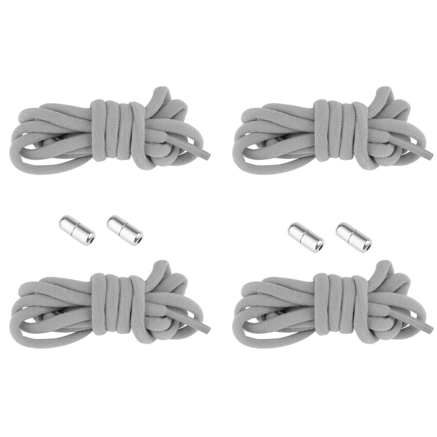 Premium Elastic Shoelaces With Metal Capsules Without Tying,, For ...