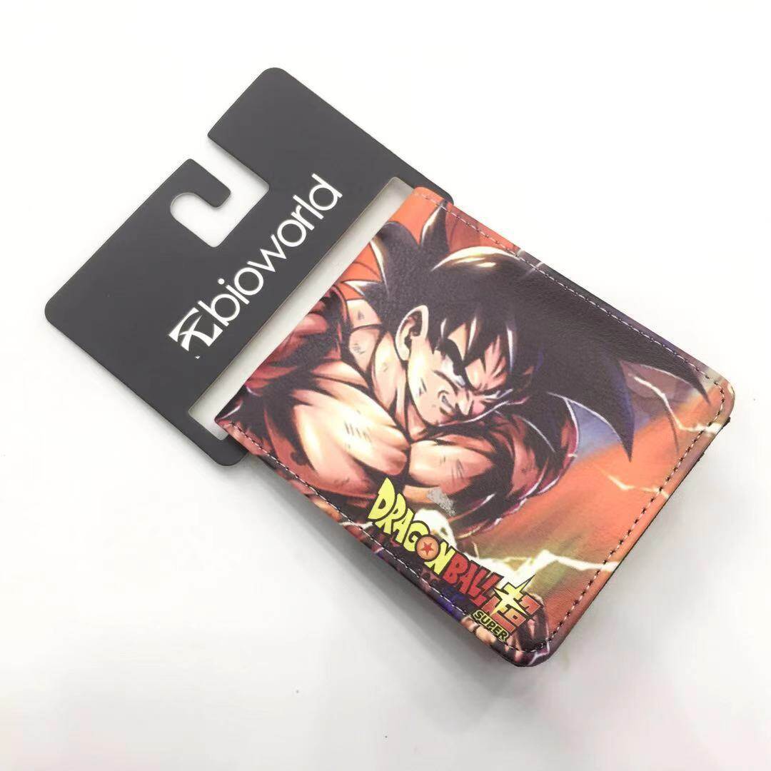 Dragon Balls Goku Boys Girls Kids Two-fold Wallet Zipper New Short ...