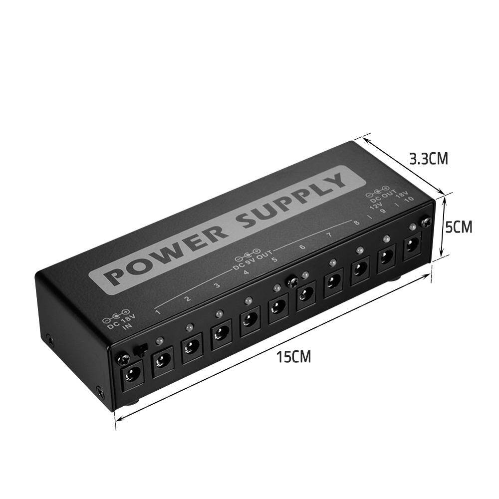 Portable Guitar Effect Power Supply Station Distributor 10 Isolated DC ...