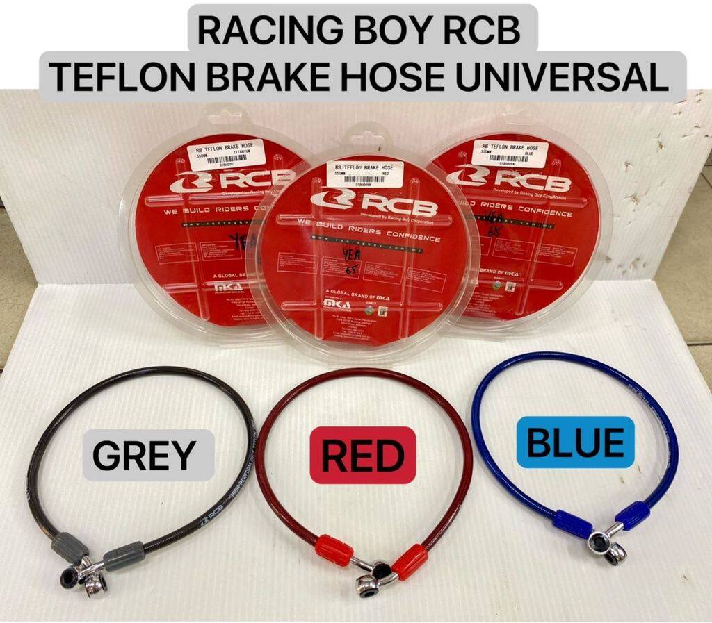 RACING BOY RCB TEFLON BRAKE HOSE UNIVERSAL 550MM 850MM 950MM | Lazada