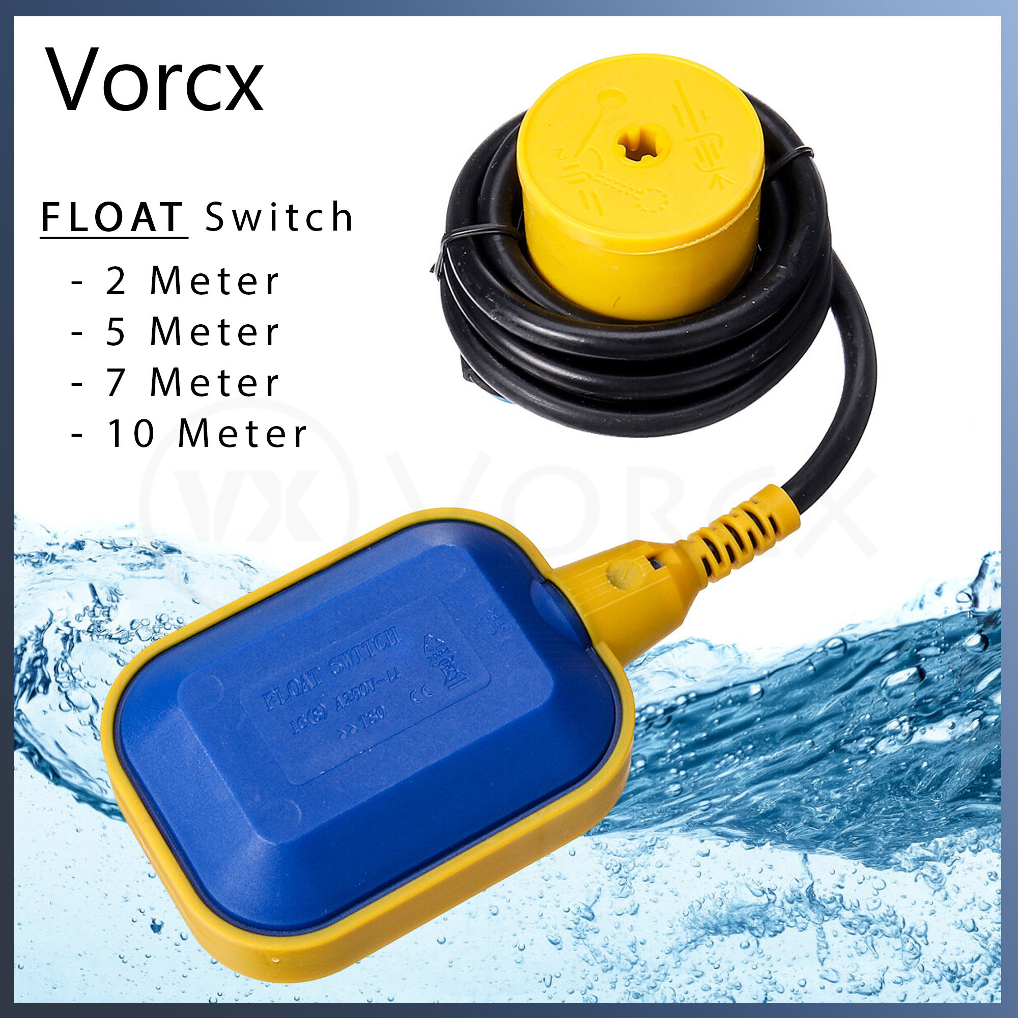 MAC3 Float Switch ( 2m / 5m / 7m / 10m ) Water Tank Level Control | Lazada