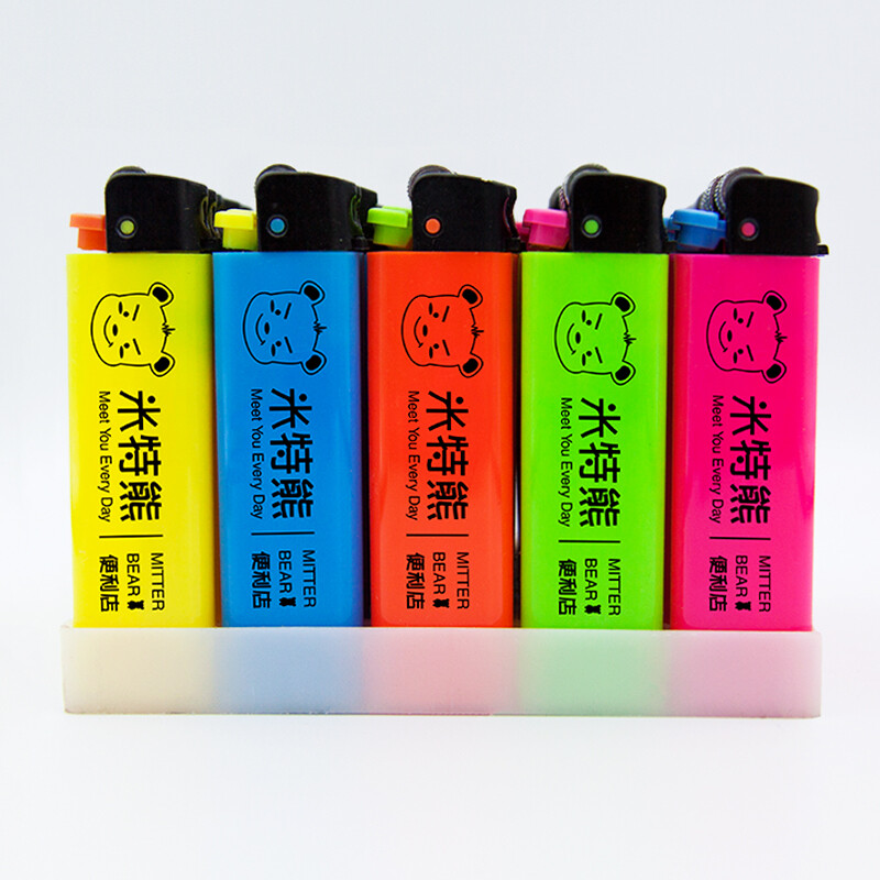 Custom logo lettering of disposable advertising lighters Hotel ktv ...