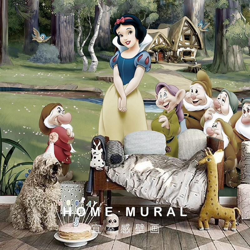 Room sense Snow White Room wall covering children's room wallpaper ...