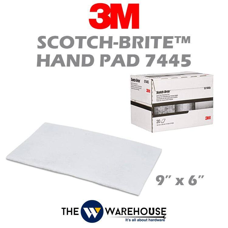 3M Scotch-Brite Light Cleansing Hand Pad 7445 | Lazada