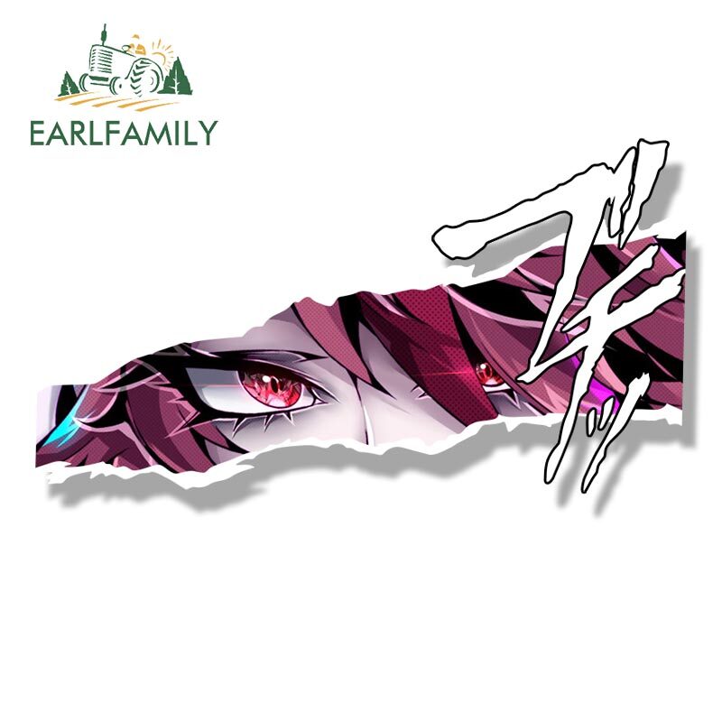 EARLFAMILY 13cm Gothic Rosaria Fanart Car Sticker Anime Genshin Impact ...