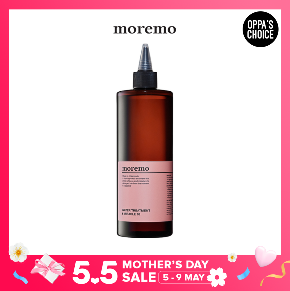 🇰🇷 [Ready to Ship] MOREMO Water Treatment MIRACLE 10 (150ml / 200ml / 480ml ) | Lazada